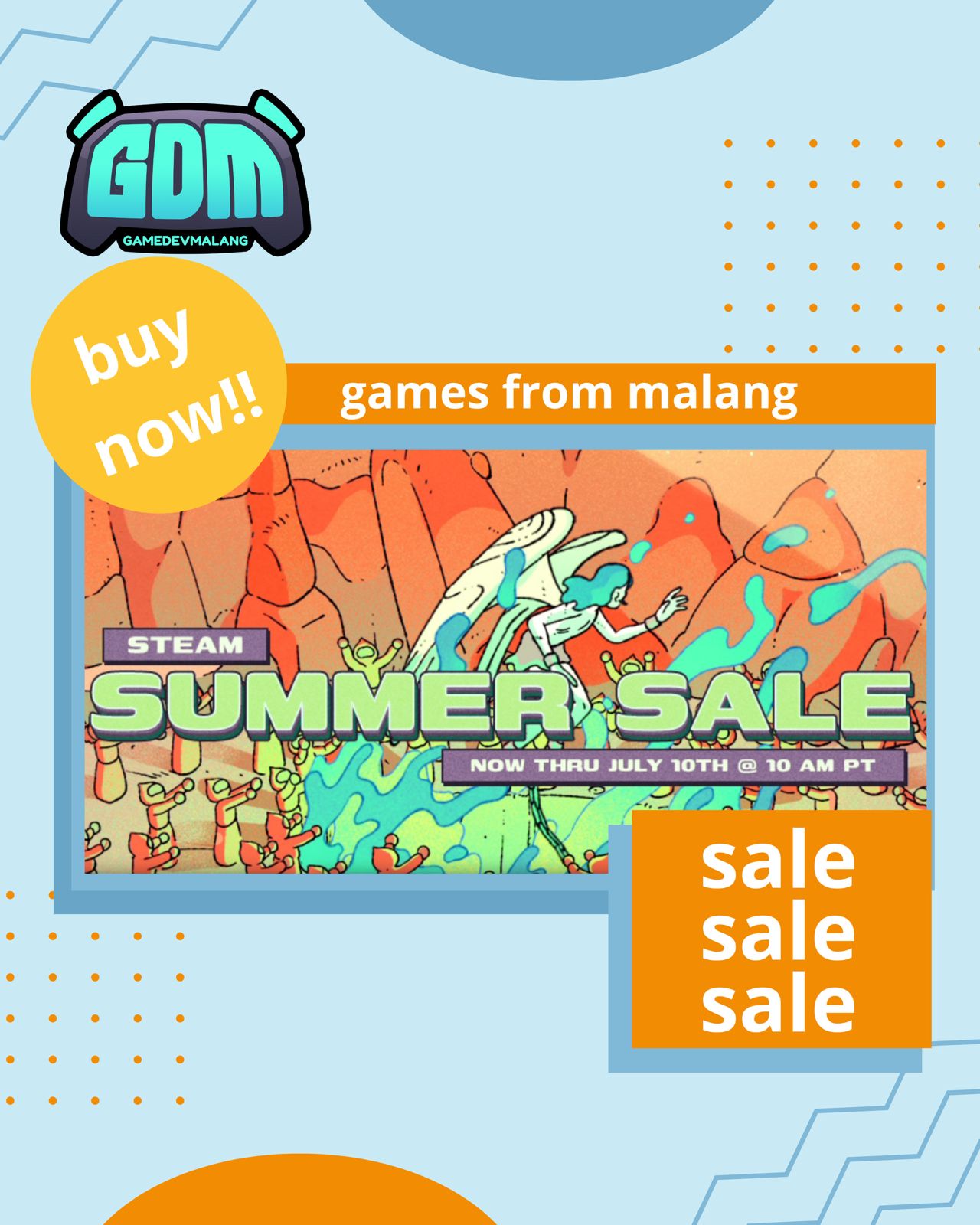 Game Developer Malang Ramaikan Steam Summer Sale! Diskon Hingga 90% | indiekraf.com